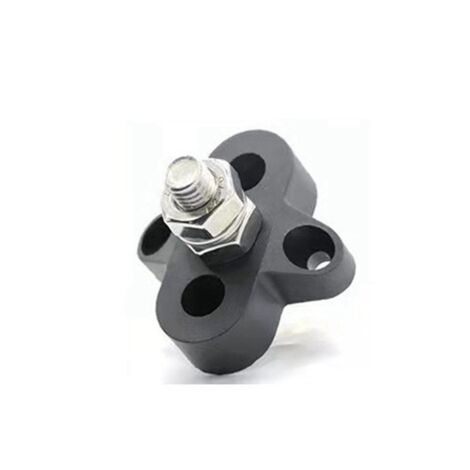 6Pcs DC 48V 150A Bus Bar M10 Terminal Block Studs Battery Power Distribution Terminal Stud ...