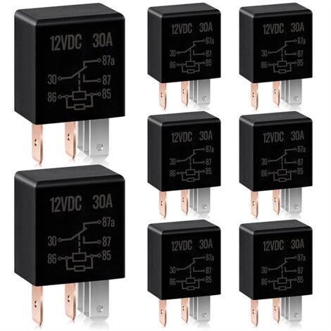 5 Pin Relay 12V 30A Multi Automotive Car Heavy Duty for Motor ...
