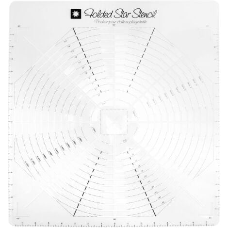 Folded Star Guide Template for Fabric, Printed Interfacing Templates ...