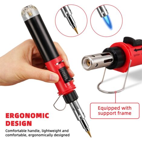 Cordless Gas Soldering Iron Heat Blower Torch Self- Instant Start ...