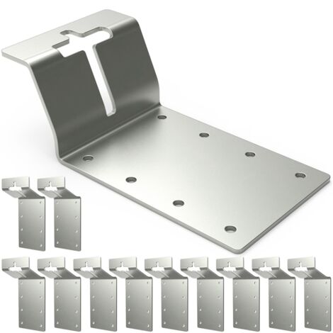 12 Pack -Post Bracket 3inch (Vertical) Post Mounting Bracket, for Signs ...