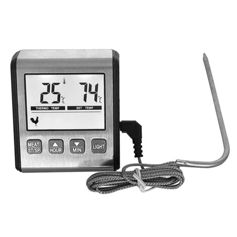 TP710 Digital Timing Food Thermometer Temperature Meter with Timer ...