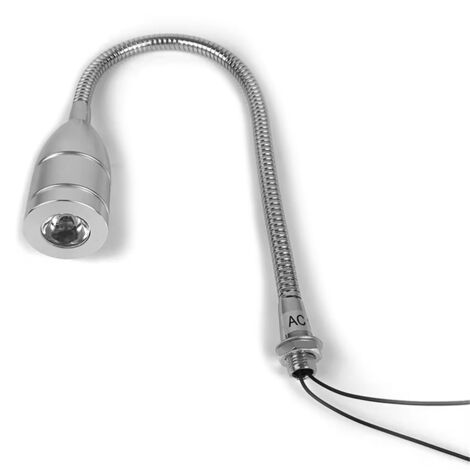 3WAC 12V 24V LED Tool Light Flexible 30cm Workshop Work Silver for CNC ...