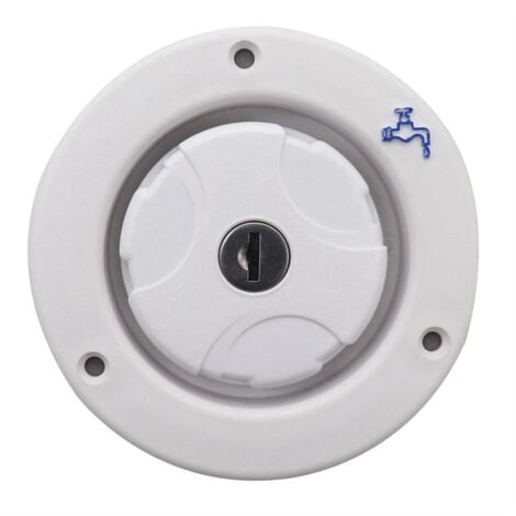 Lockable Filler Neck for Water Tanks Caravan Fresh Fill Hatch Inlet ...