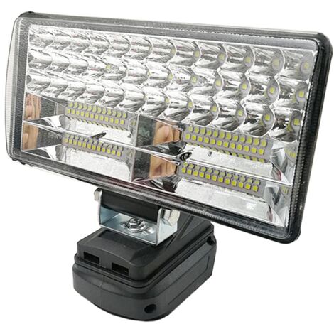 LED Work Lights Flashlight Electric Torch Spotlight Car Lamp for 18V Li ...