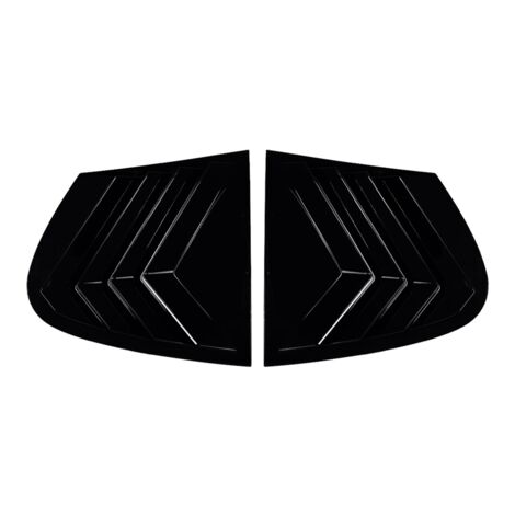 Car Rear Triangular Window Louvers Shutters Blinds Cover Trim for 1 ...
