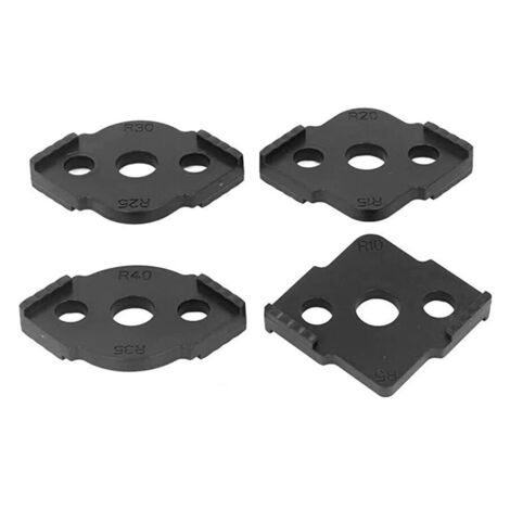 Radius Clamp Router Template Corner for Woodworking Routing,4Pcs