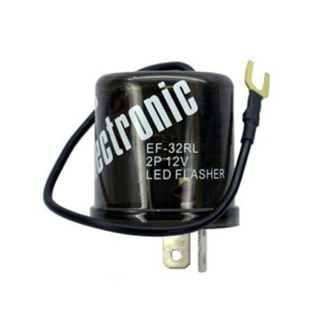 2 Pin Terminal Relay Electronic Switch Flasher 12V LED Turn Signal ...