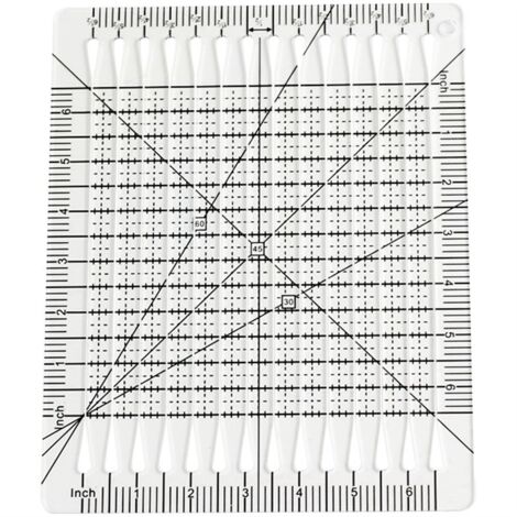 Quilt Cutting Ruler, 5 in 1 Charming Shape Quilting Ruler and Template