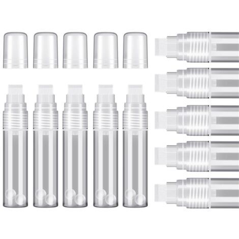 10 Pack Paint Pens 15 mm White Empty Acrylic Permanent Marker Clear ...