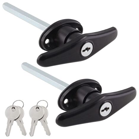 Truck Cap Locking T-Handles Campers Topper Lock, Shell Locks and Keys T ...