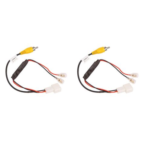 2Pcs 4 Pin Car Reverse Camera Retention Wiring Harness Cable Plug ...