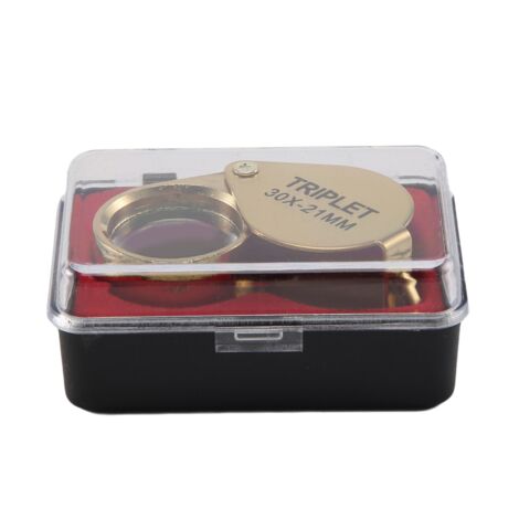 Portable 30X Power 21Mm Jewelers Magnifier Foldable Gold Eye Loupe ...