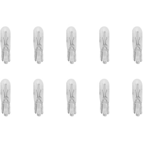 10Pcs T5 17 86 206 286 Halogen Bulb Car Instrument Panel Lamp Auto ...