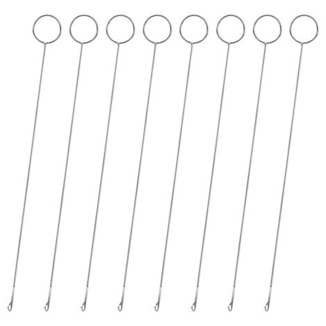 8Pcs Sewing Loop Turner Hook Tool Needle Hooks with Latch Crochet Supplies