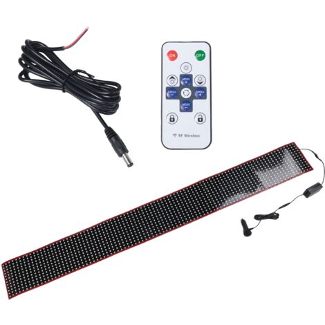 Truck Devil Eye LED Matrix Pixel Panel Soft Foldable Lighting Graffiti Scrolling Stick Up Text ...