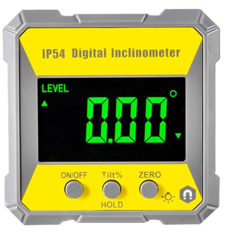 IP54 4X90 degree Digital Inclinometer Angle Protractor Backlight Slope Meter Magnetic Electronic ...