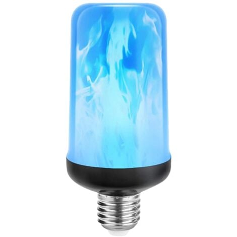 LED Flame Effect Light Bulb E27,Decorative Flickering Realistic Fire ...