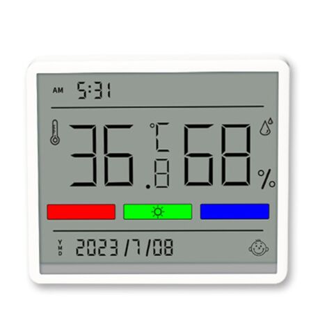 Bluetooth Digital Thermometer LCD Hygrometer Indoor Room Electronic ...