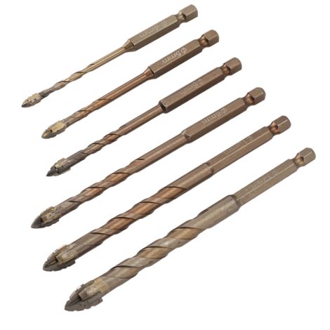 Four-Flute Sawtooth Eccentric Drill Bit, Four Edged Serrated Drill, Bit