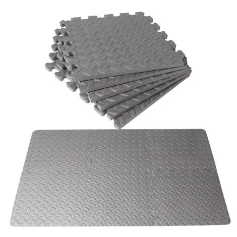12Pcs Mats and Home Gym Floor Foam Exercise Mat Matt for Floors ...