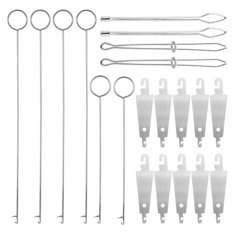 20pcs Sewing Ring FlipperHook, Loop Turner Hooks Drawstring Threader ...