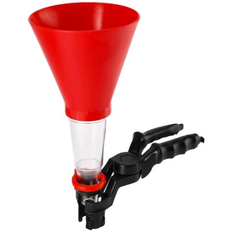 Car Universal Engine Oil Funnel Adjustable Adapters Spill Proof Filter ...