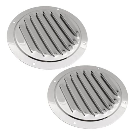 5Inch Round Louvered Air Vent, 316 Stainless Steel Marine Boat Vent ...