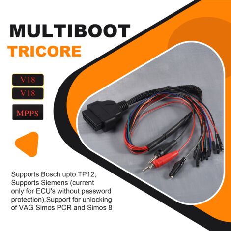 MPPS V18 MAIN + TRICORE MULTIBOOT with Breakout Tricore Cable Auto ...