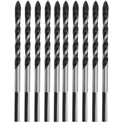 Multipurpose Drill Bits, 10-Piece 6mm Multi-material Bit Set for ...
