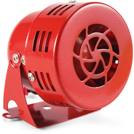 12V AUTOMOTIVE AIR SIREN HORN CAR TRUCK VTG MOTOR DRIVEN FIRE RESCUE USA