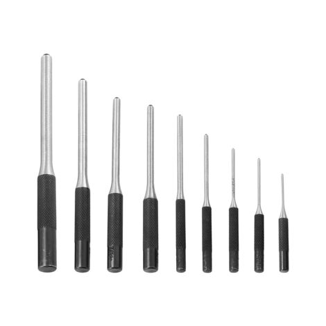 9-Piece Set-Up Punch Round Pieces Roll Pin Set Tool Bolt Catch Kit