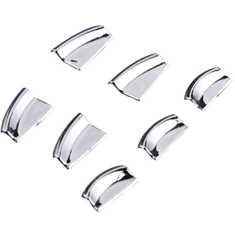 7PCS Car Chrome Interior Door Switch Styling Trims for Model S / x ...