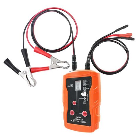 EM288 Car Fuel Injector Tester 8 Pulse Modes Injection Nozzle Tool