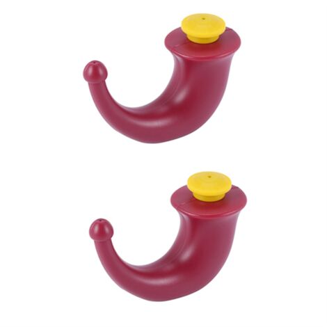 2 Pcs Yoga Nasal Neti Pot Rinsing Nose Wash System Sinus Irrigation ...