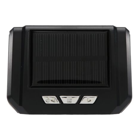 Car Solar Digital Clock with LCD Time Date In-Car Temperature Display ...