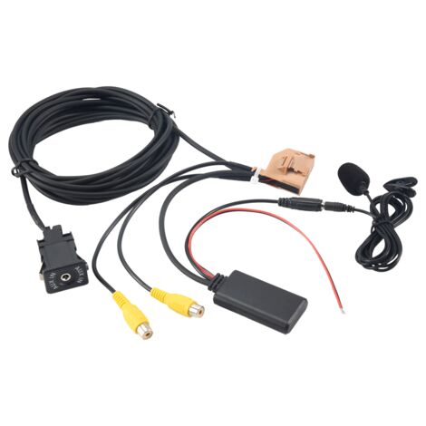 12V MMI 2G Car Bluetooth AUX Cable Adapter Music Audio Mic for A6 A8 ...