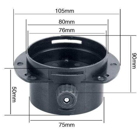 75mm Car Heater Ducting Pipe Joiner Air Parking Hose Tube Connector for