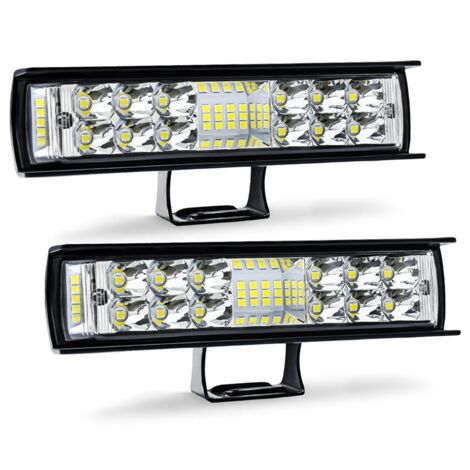 LED Light Bar 6 Inch 60W 6000LM Pods Flood Spot Beam Combo Off Road ...