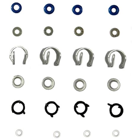 24pcs/4Set Fuel Injector Nozzle O-Ring Seal Repair Kit 06H998907A for ...