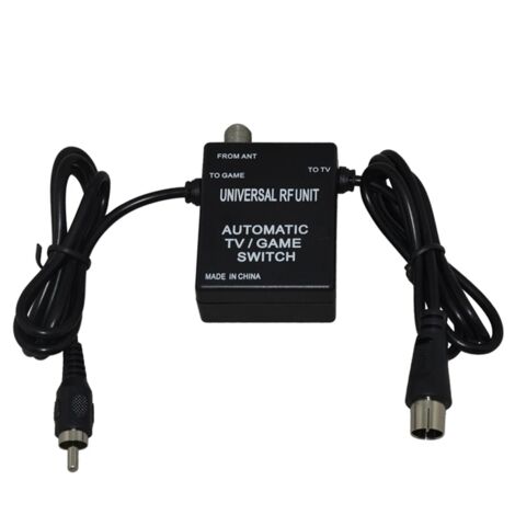 3 in 1 RF Unit Adapter Cable Automatic TV Game Switch for