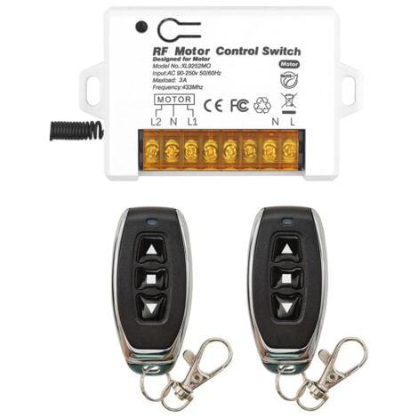Wireless Roller Shutter Remote Control Switch AC 90V-250V 3A Relay