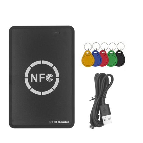 RFID NFC Smart Chip Reader+5XUID Keychain Copier Duplicator