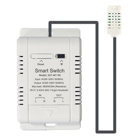 WIFI Temperature Humidity Switch 20A