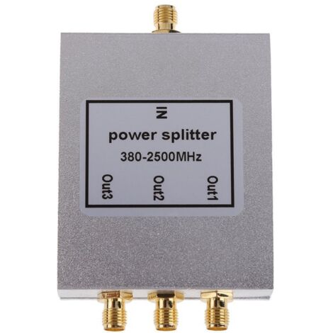 3 Way SMA Power Splitter 380Mhz-2500MHz,SMA Female Divider