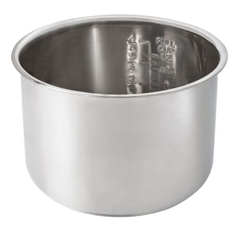 Stainless Steel Inner Pot for Instant 6-Quart Rice Cooker