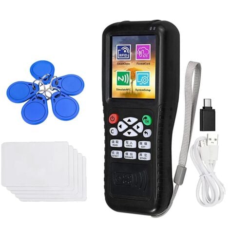 X100 RFID NFC Smart Card Reader Writer+5 x CUID Card/Keychain