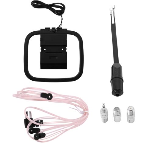 for Indoor Receiver, FM AM Radio Antenna Kit with Converter