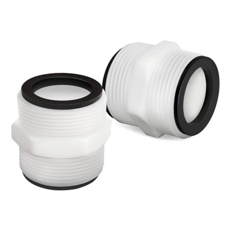 2 Pack Pool Hose Adapter 1.5 Inch for Above Ground Swimming and Filter ...