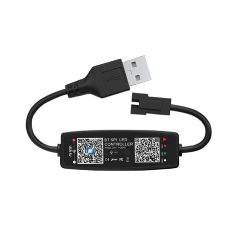 WS2812B LED Controller Bluetooth APP Control Music for SK6812 WS2811 WS2812 Pixel Light Strip USB 5V